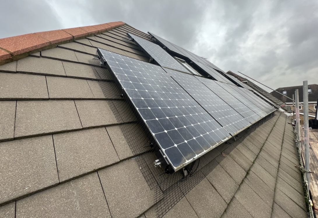 Solar Panel Bird Proofing In Flitwick | Solar Maintenance And Repairs